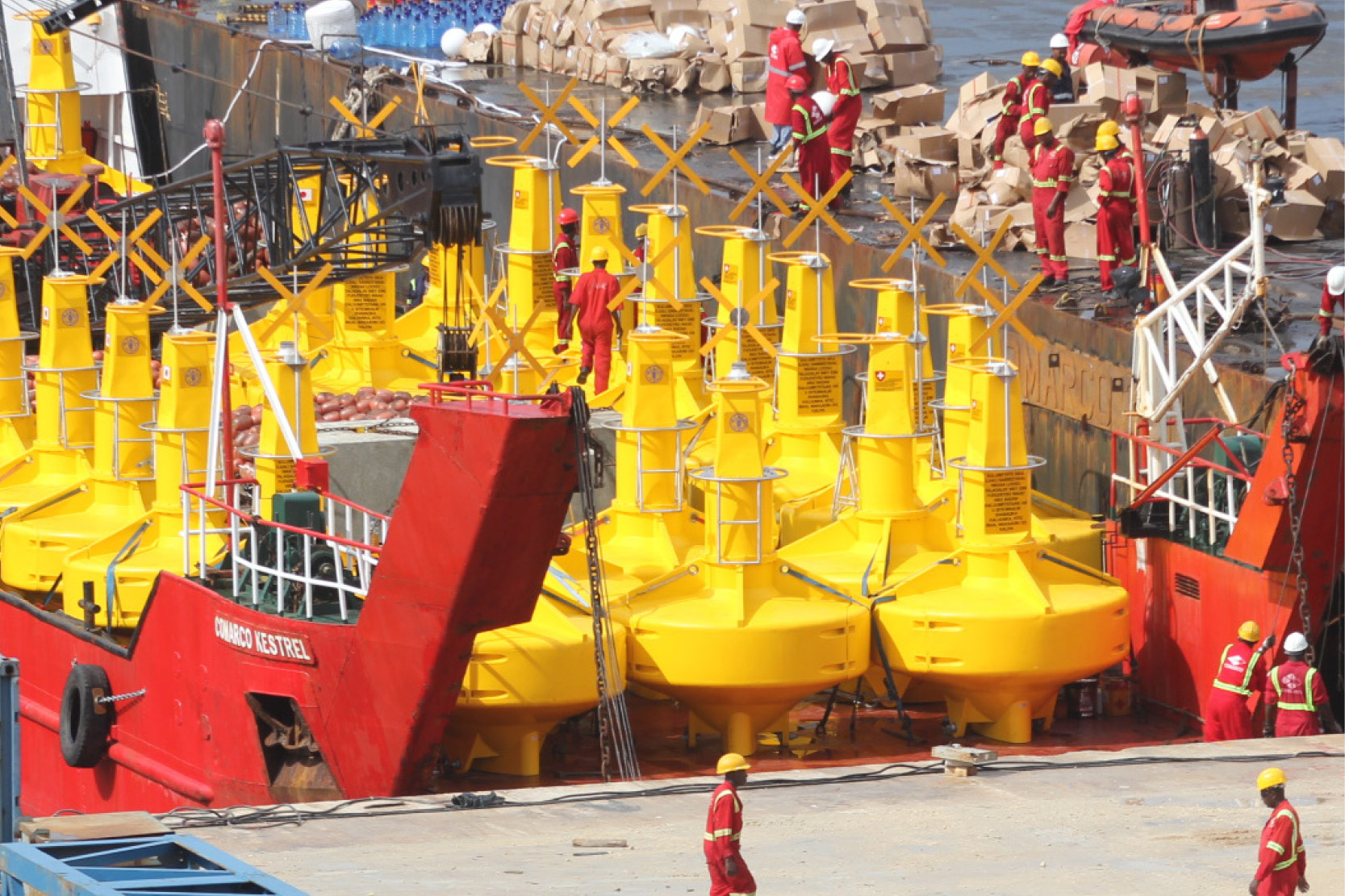 Installation of Fish Aggregating Device | Case Studies | Sealite